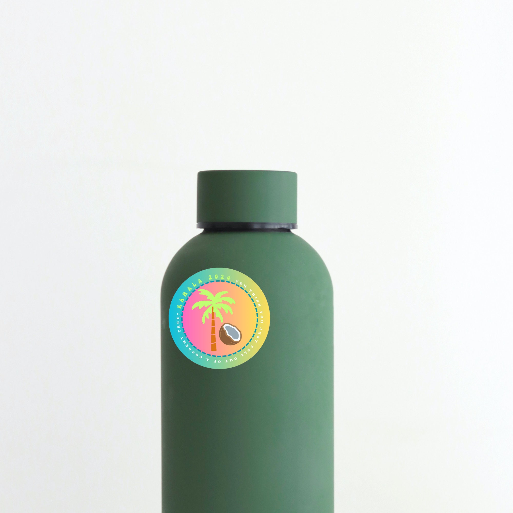 KAMALA 2024 Sticker Kamala Harris for President Kamala Coconut Tree ...