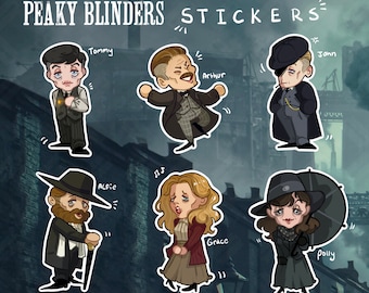 Peaky Blinders Sticker Tommy Shelby Stickers Cillian - Etsy