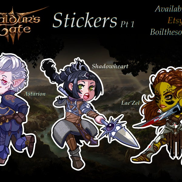 Baldurs Gate Sticker - Etsy
