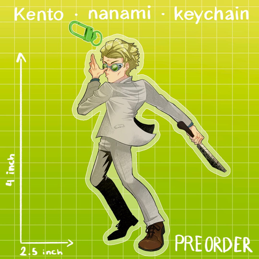 PREORDER JJK Jujutsu Kaisen Kento Nanami Anime Keychain - Etsy
