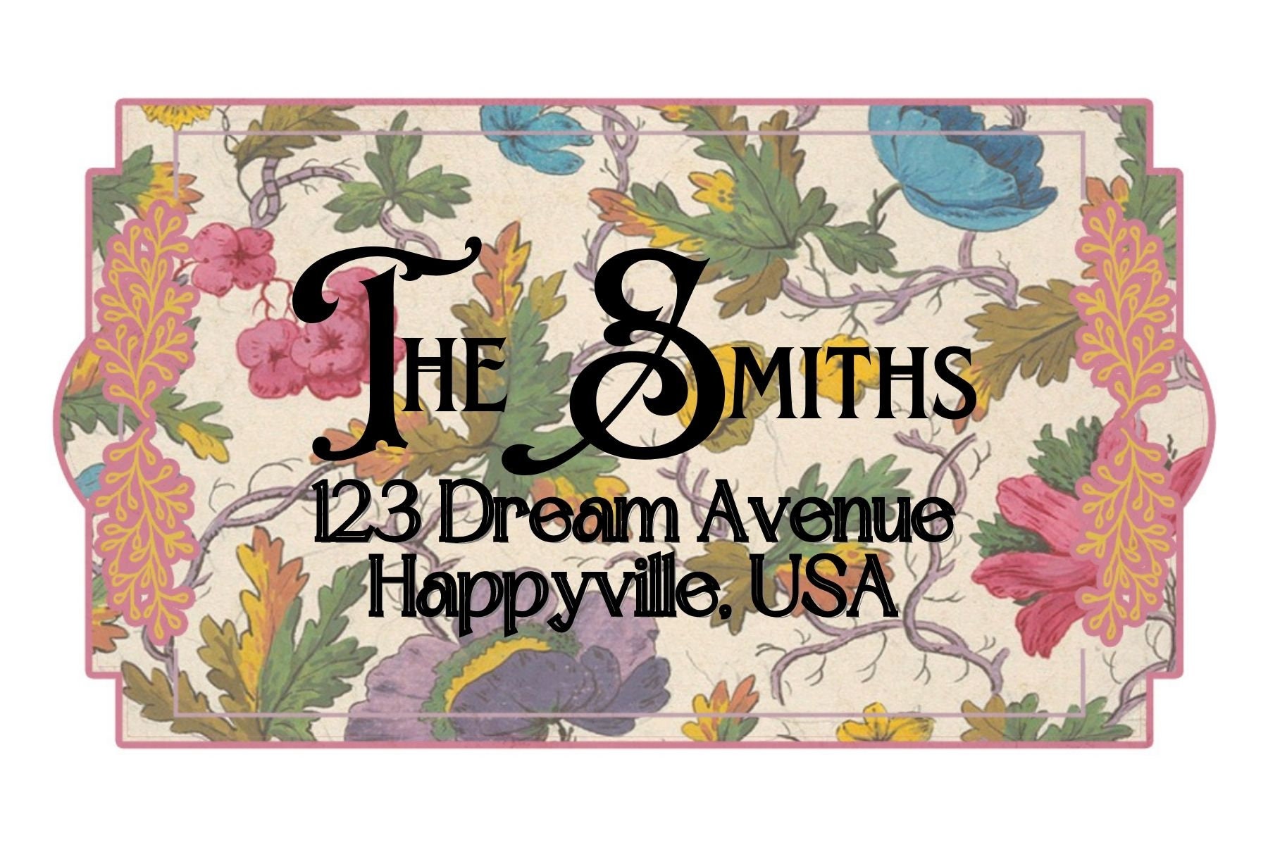 Victorian Shipping Labels, Vintage Shipping Labels, Victorian Address ...