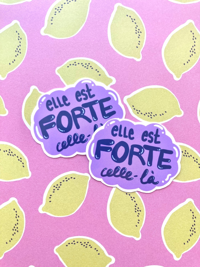 Girl Power Sticker French Sticker French Inspiration Stationery ...