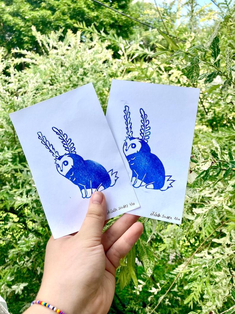 Blupee Lino, Zelda Print, Video Game Inspired, Tears of the Kingdom ...