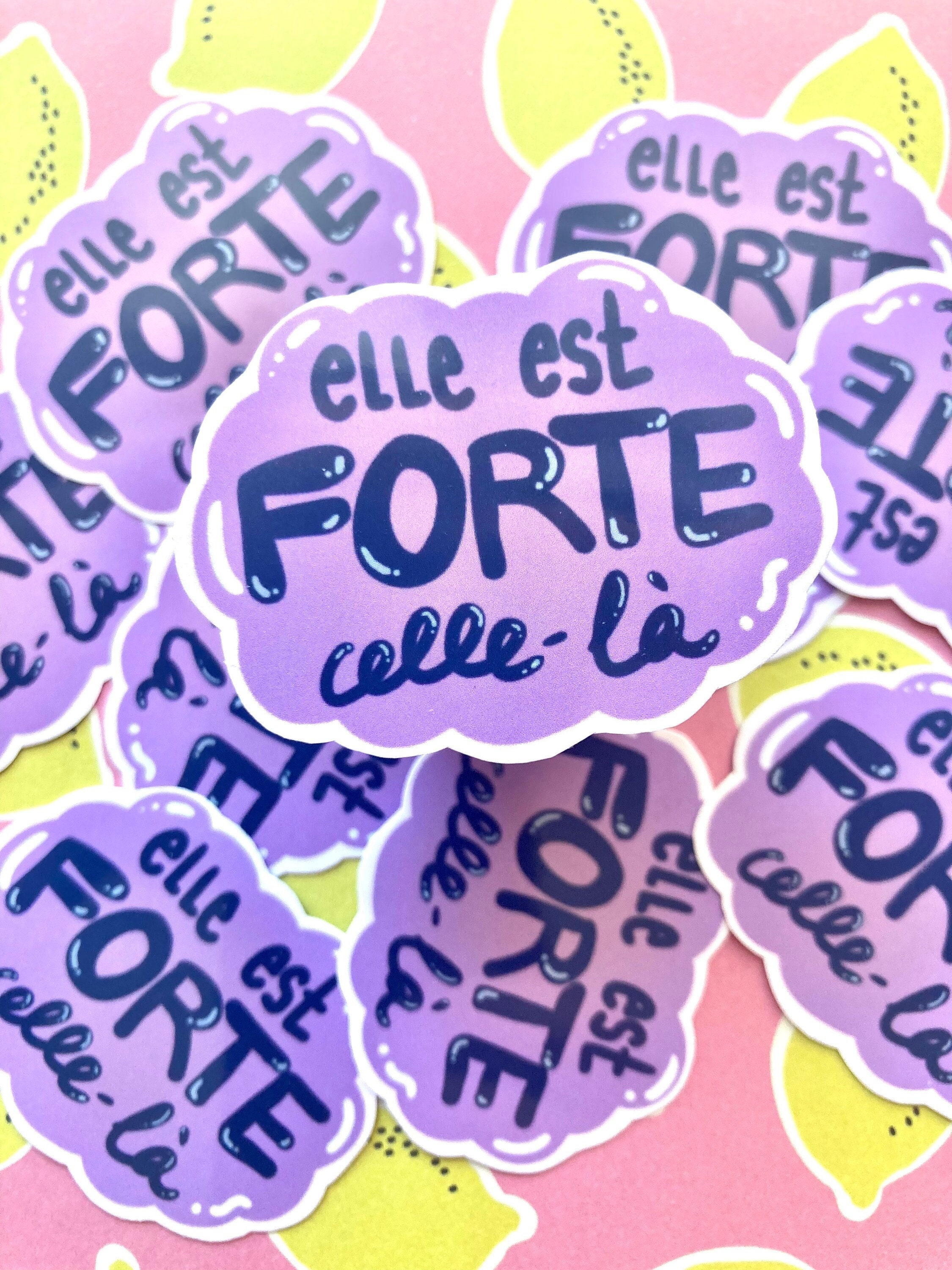 Girl Power Sticker French Sticker French Inspiration Stationery ...