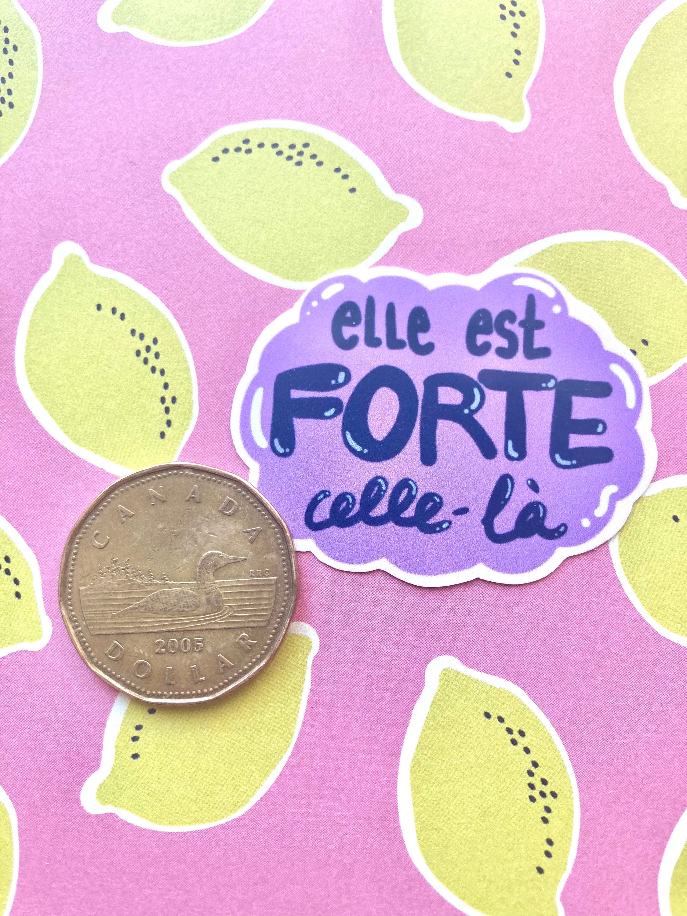 Girl Power Sticker French Sticker French Inspiration Stationery ...