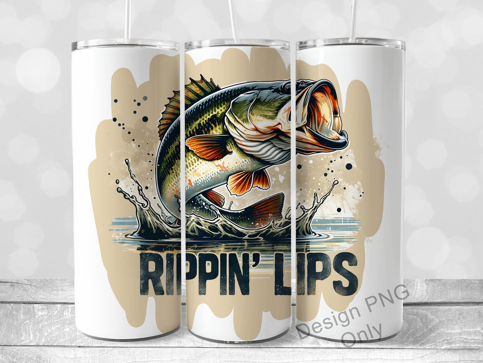 Bass Fishing Rippin Lips PNG, Instant Download Sublimation T-shirt ...