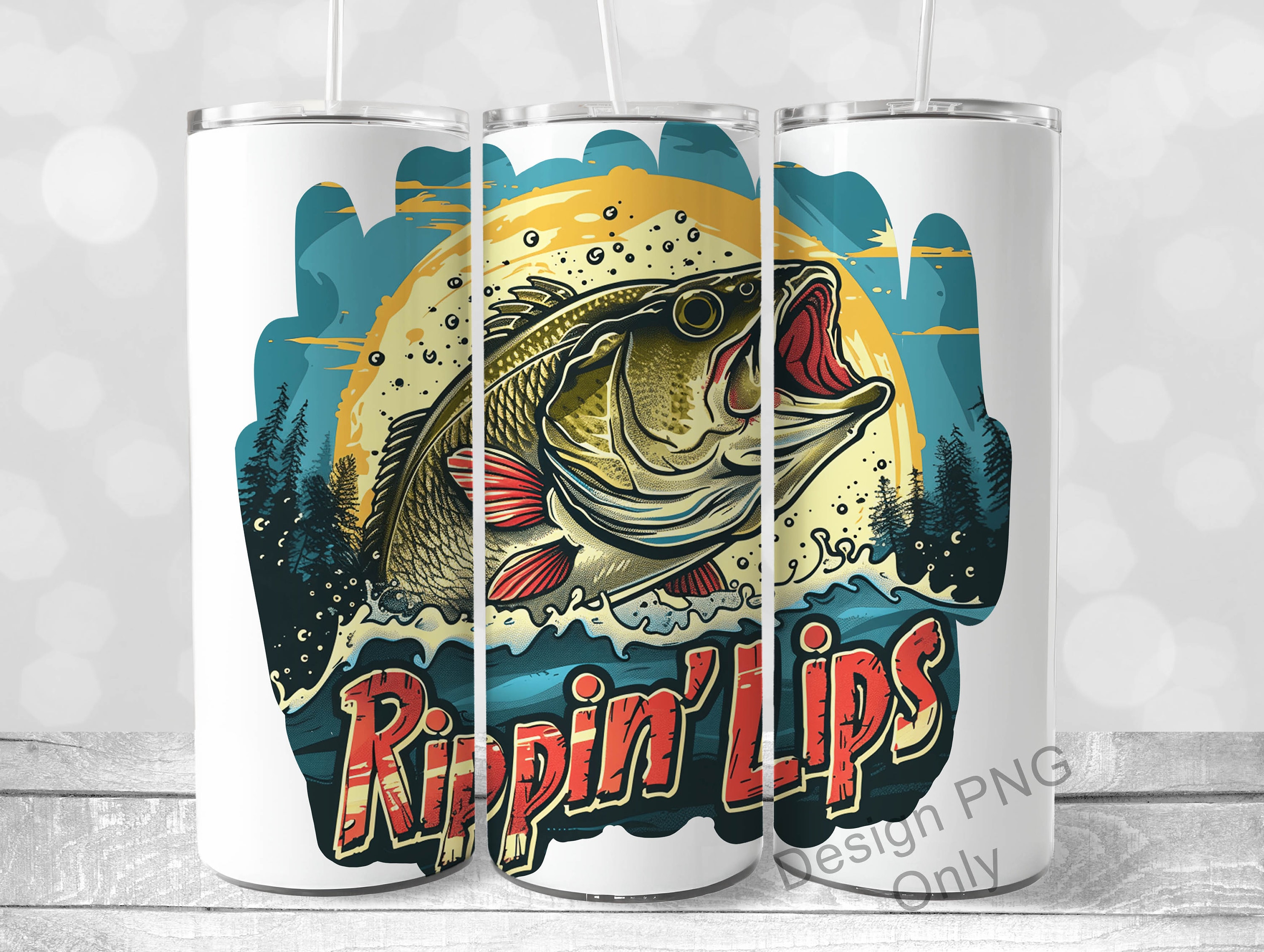 Rippin Lips Bass Fishing PNG, Instant Download Sublimation T-shirt ...