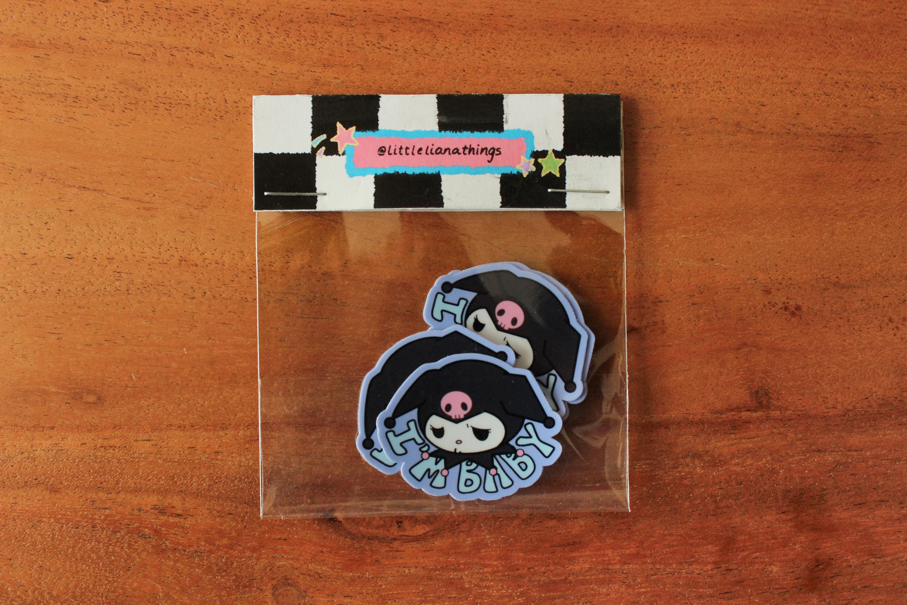 Kuromi 'i'm Baby' Sticker | Kawaii | Sad Girl | Sanrio - Etsy
