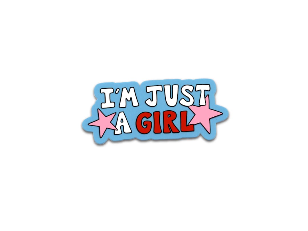 I'm Just a Girl Sticker | Gwen Stefani Inspired | Stars - Etsy