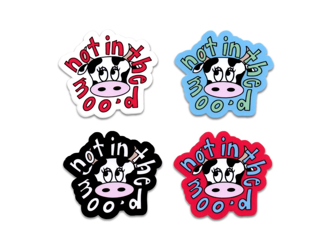 Not in the Moo'd Cow Stickers Doja Cat Inspired Moody - Etsy