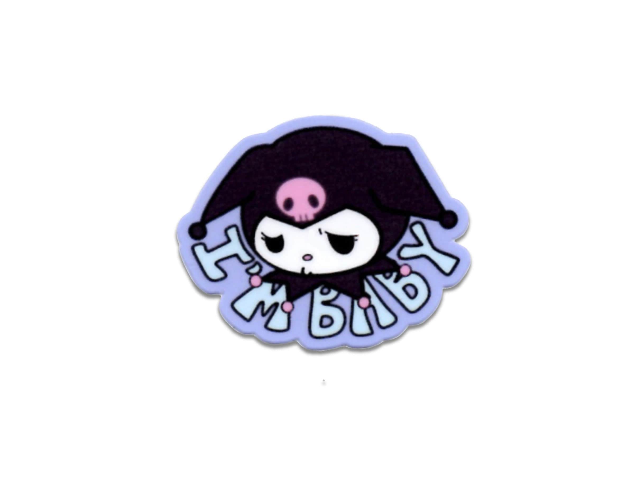 Kuromi 'i'm Baby' Sticker | Kawaii | Sad Girl | Sanrio - Etsy