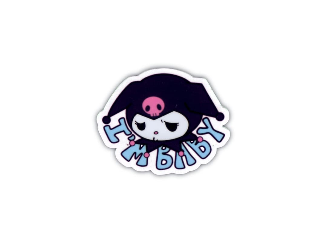 Kuromi 'i'm Baby' Sticker Kawaii Sad Girl - Etsy