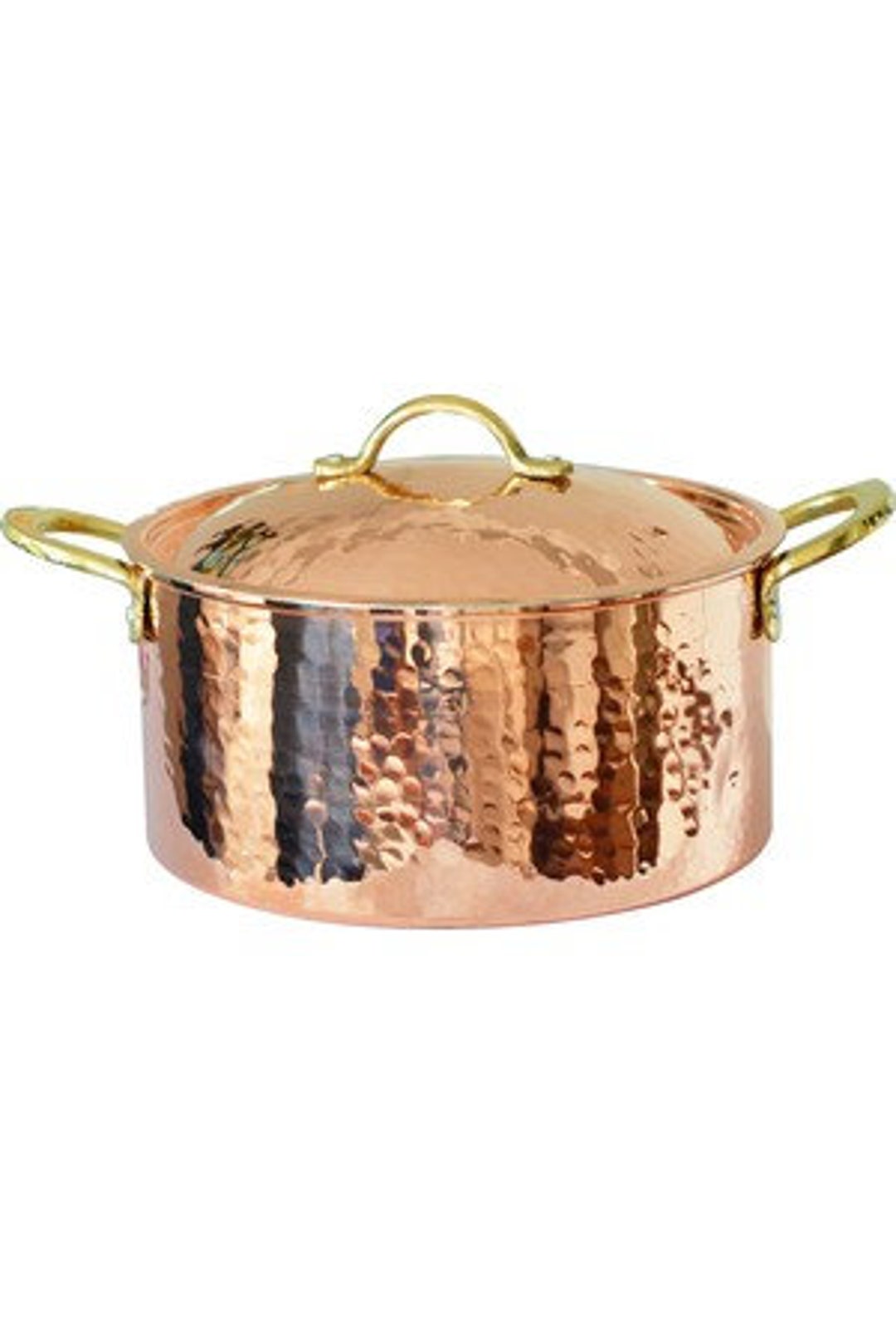 Copper Casserole Pot, Copper Soup Pot, New Home Gift, Thick Copper ...