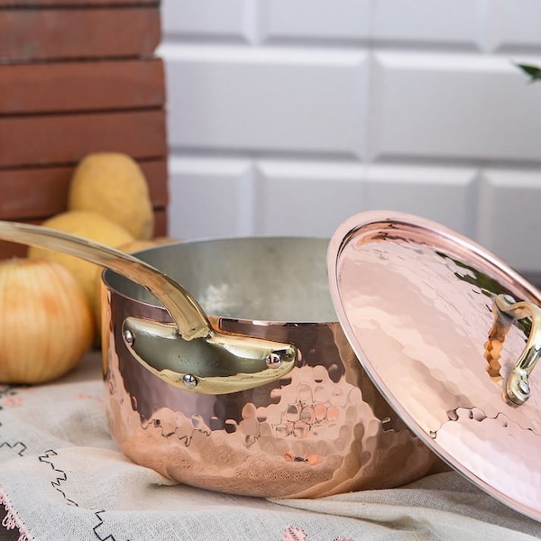 Copper Frying Pan - Etsy