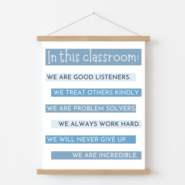 Classroom Rules - Etsy
