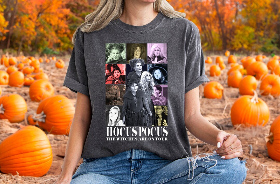 Hocus Pocus on Tour Tswift Comfort Colors Soft Cozy Cotton T-shirt ...