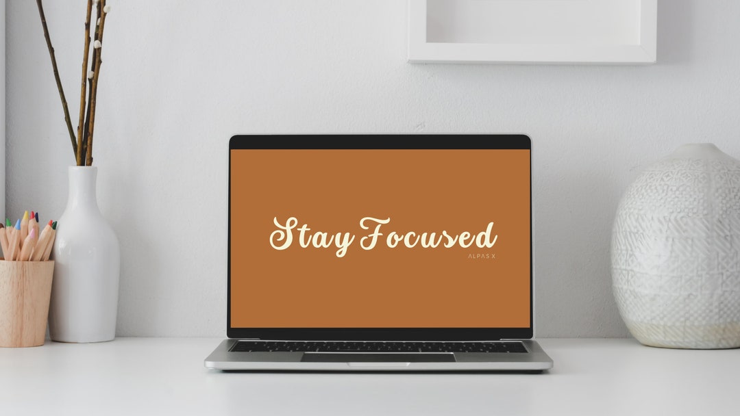 Stay Focused Desktop Wallpaper - Etsy