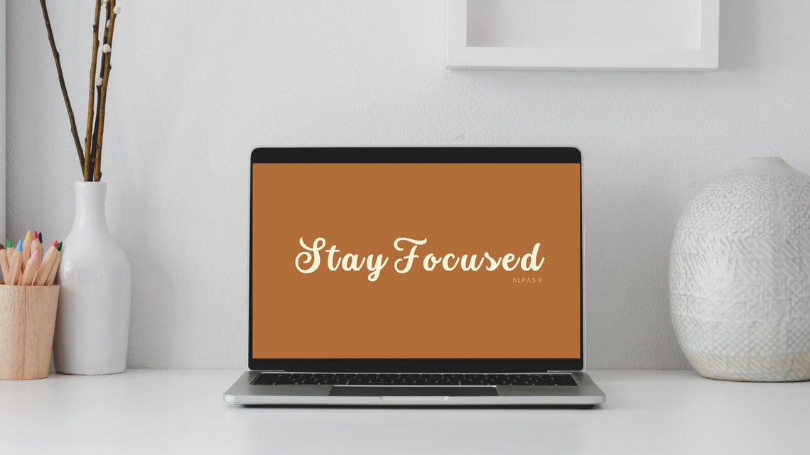 Stay Focused Desktop Wallpaper - Etsy