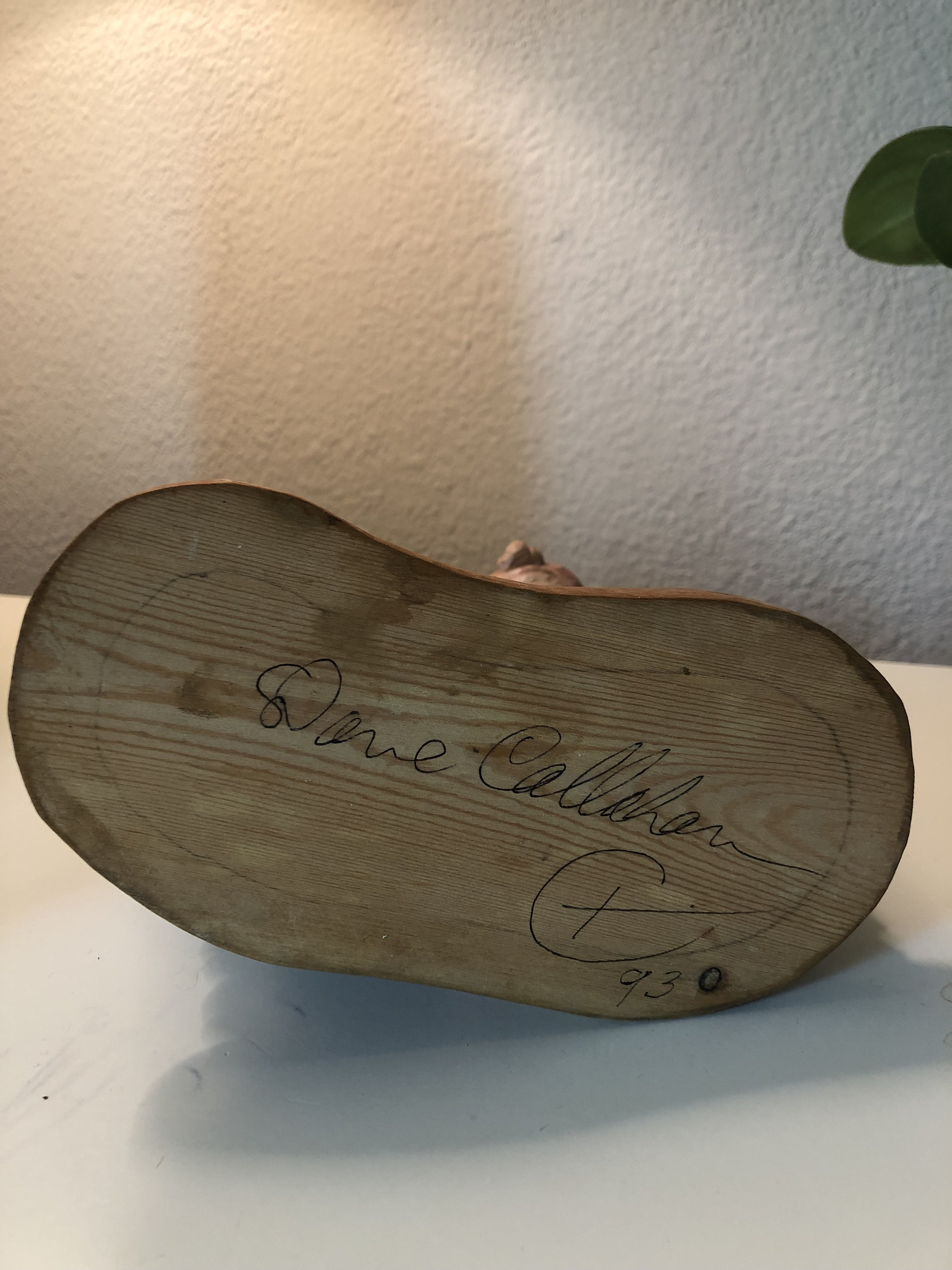 Hand Carved Farmer Couple 5 by Dave Callahan Dated 1993 - Etsy