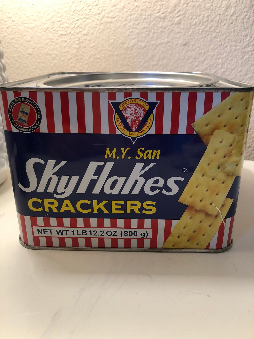 2005 M. Y. Sam Sky Flakes Crackers Advertising Tin - Etsy