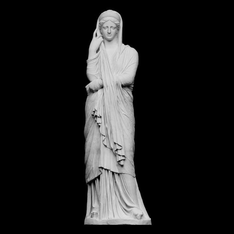 12K Resin Pudicitia Statue: Roman Goddess of Modesty Sculpture - Etsy