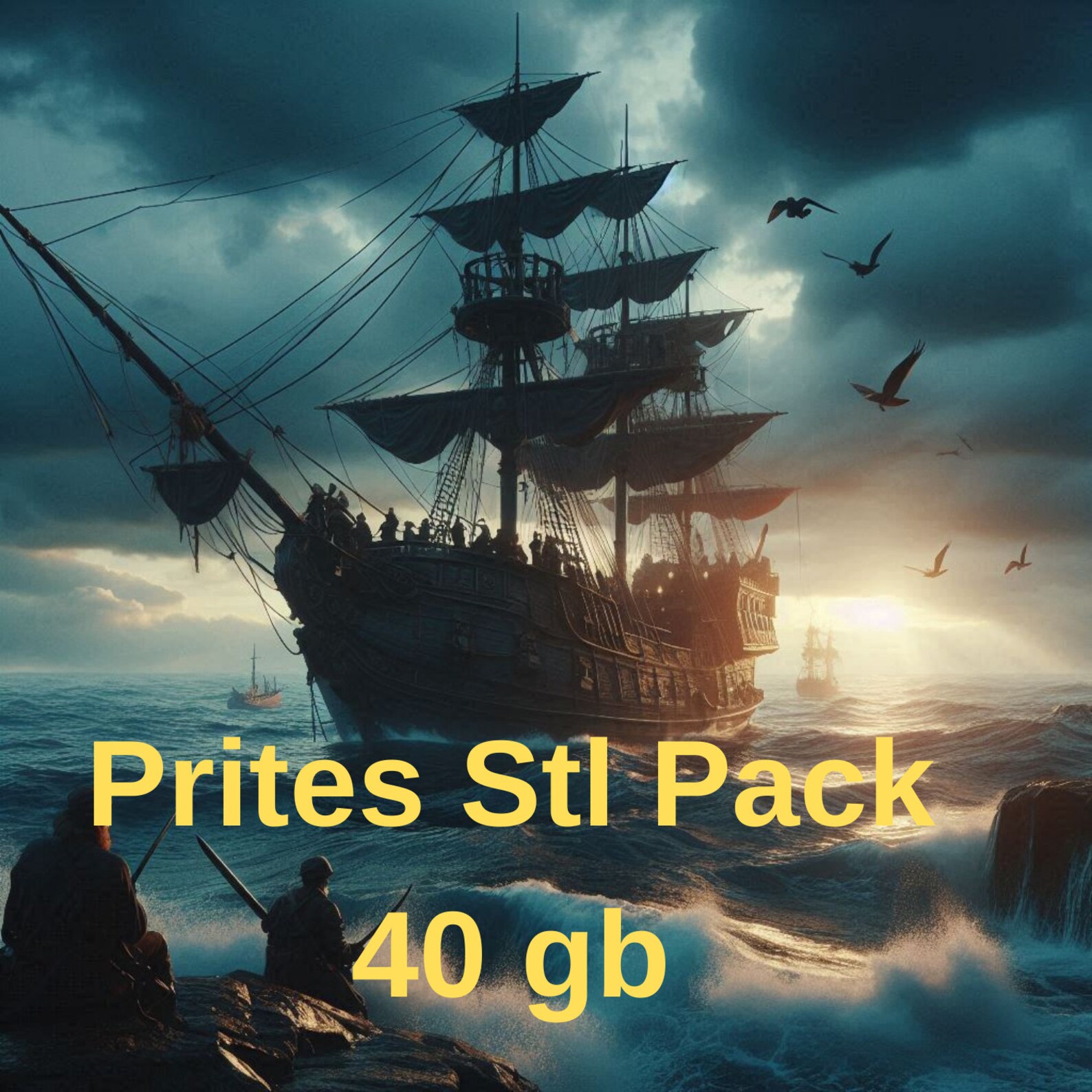 Pirates Stl Pack 40 Gb , Pirates ,ships and More Stl Fİle - Etsy