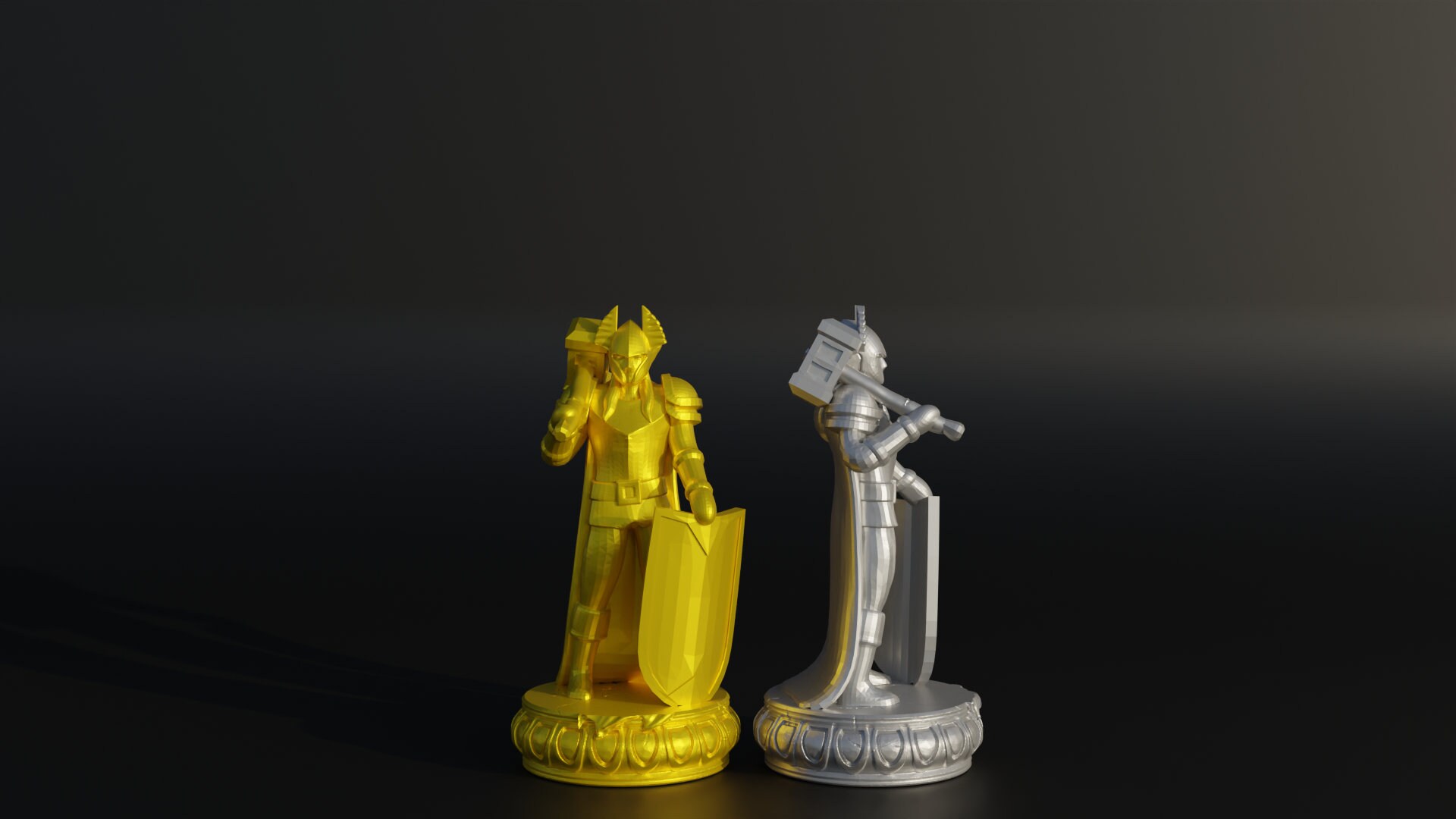 High Elf Chess Pieces 3D Figure Stl Files , Elven Chess Set , Elf 3d ...