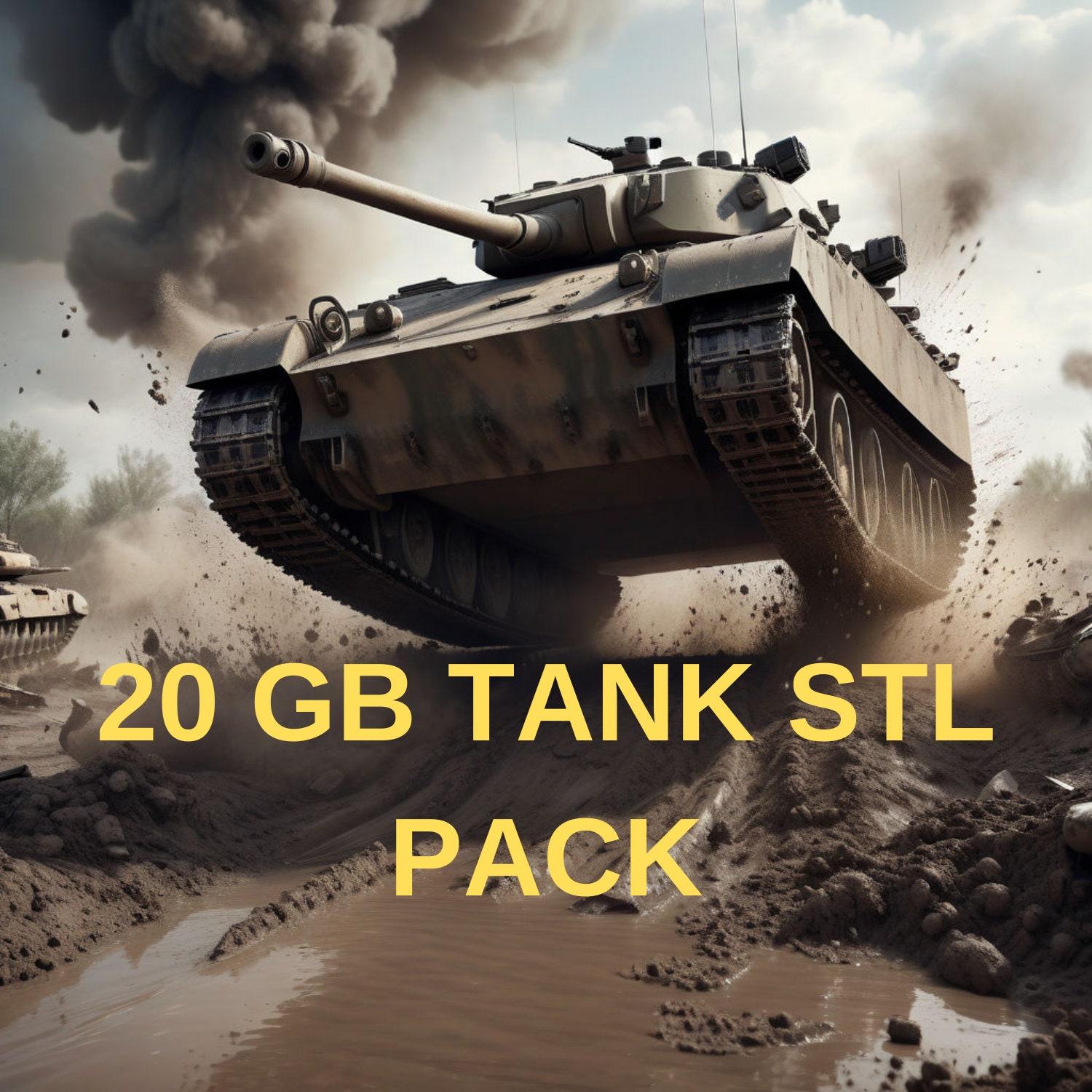 Tank Stl Pack 20 Gb - Etsy