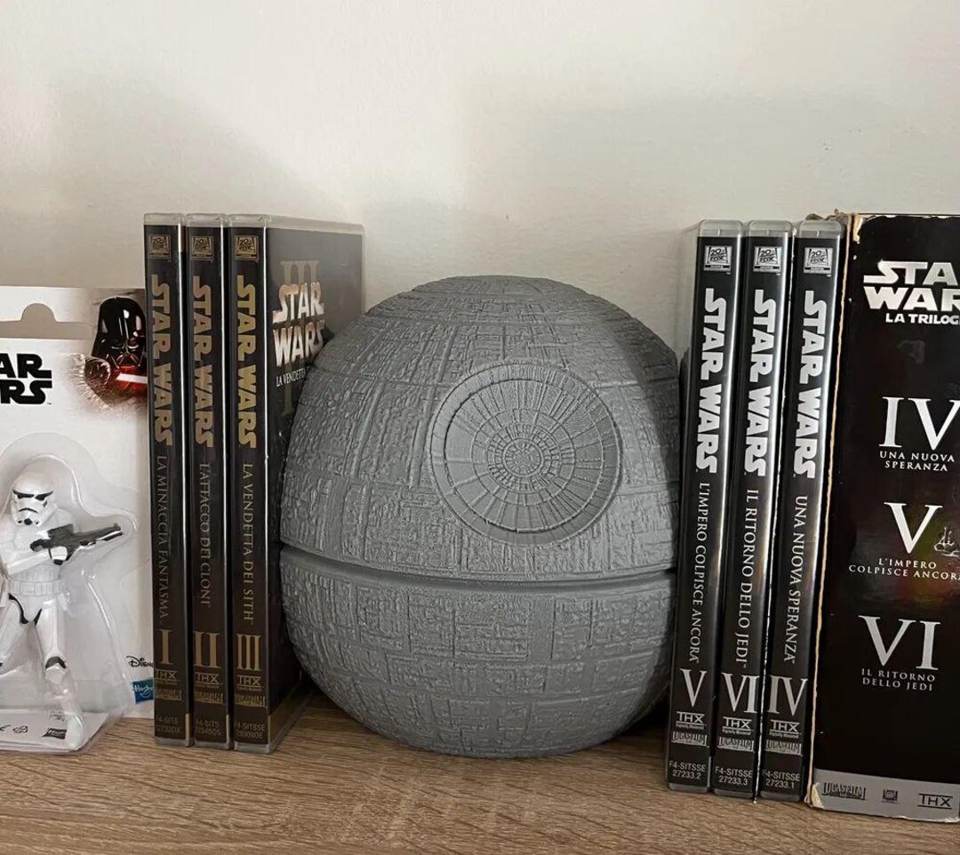 Death Star Book Nook - High-quality FDM 3D Printed Bookshelf Decor for ...