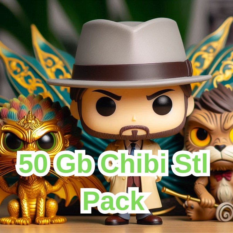 Chibi Stl Pack 50 Gb - Etsy