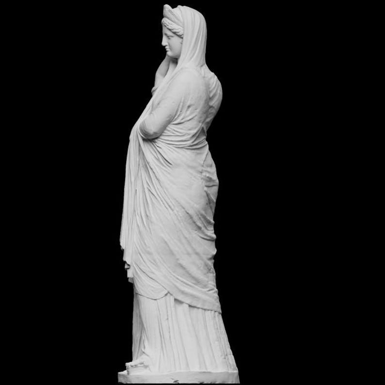 12K Resin Pudicitia Statue: Roman Goddess of Modesty Sculpture - Etsy