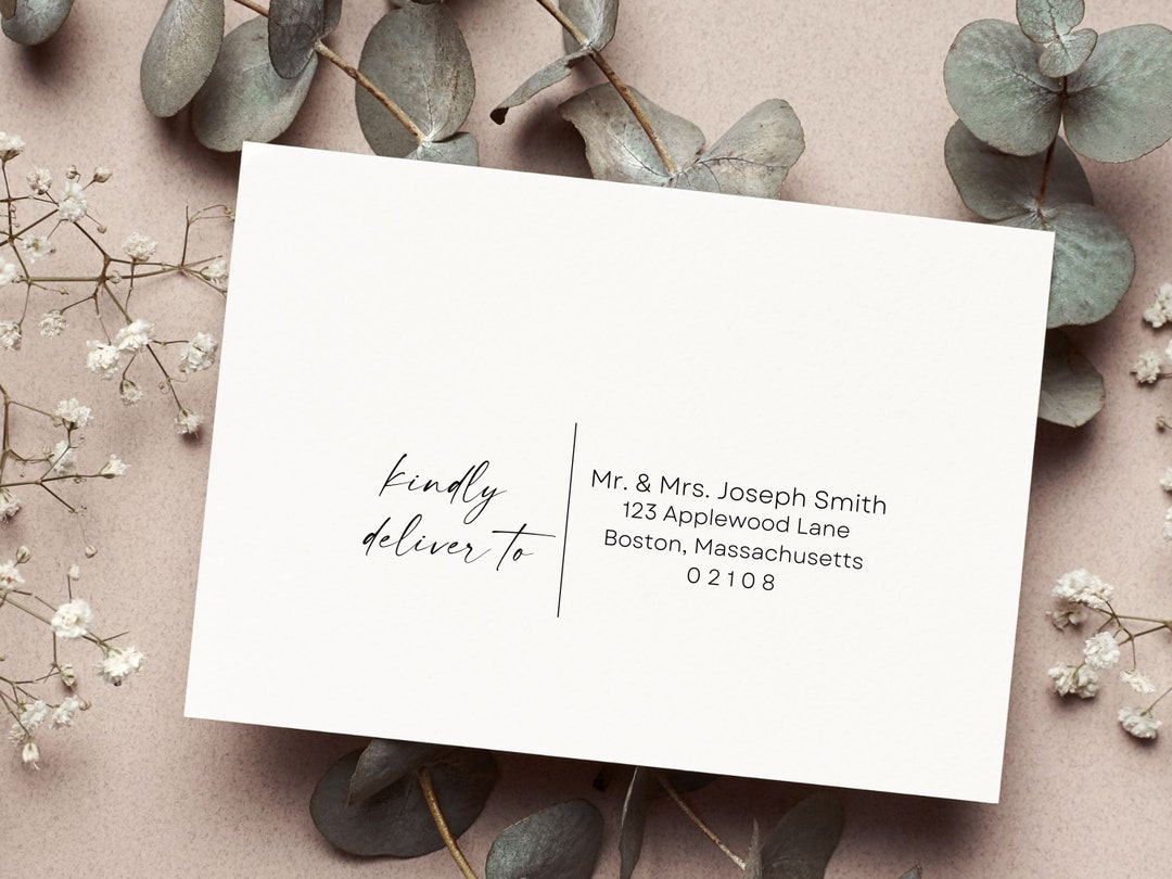 Custom Addressing / Calligraphy Service for Envelopes, Send Us Your ...