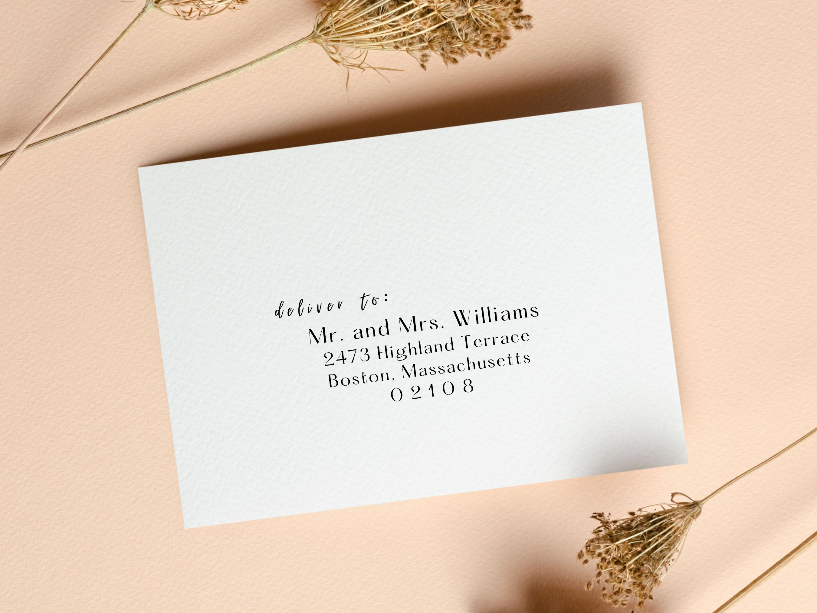 Custom Addressing / Calligraphy Service for Envelopes, Send Us Your ...