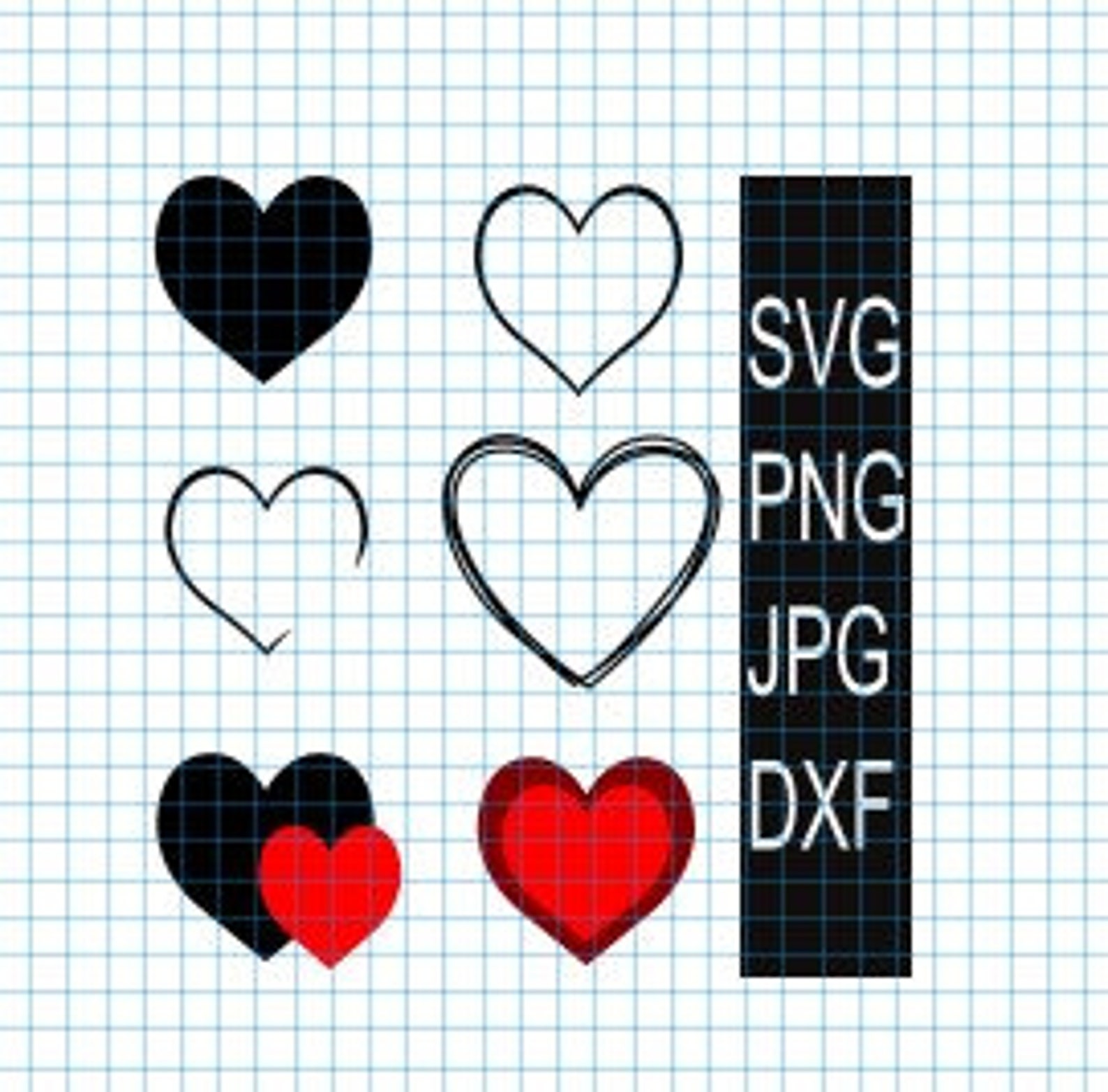 Hearts Svg, Valentine's Day Svg, Love Svg, Valentines Day Png, Files ...