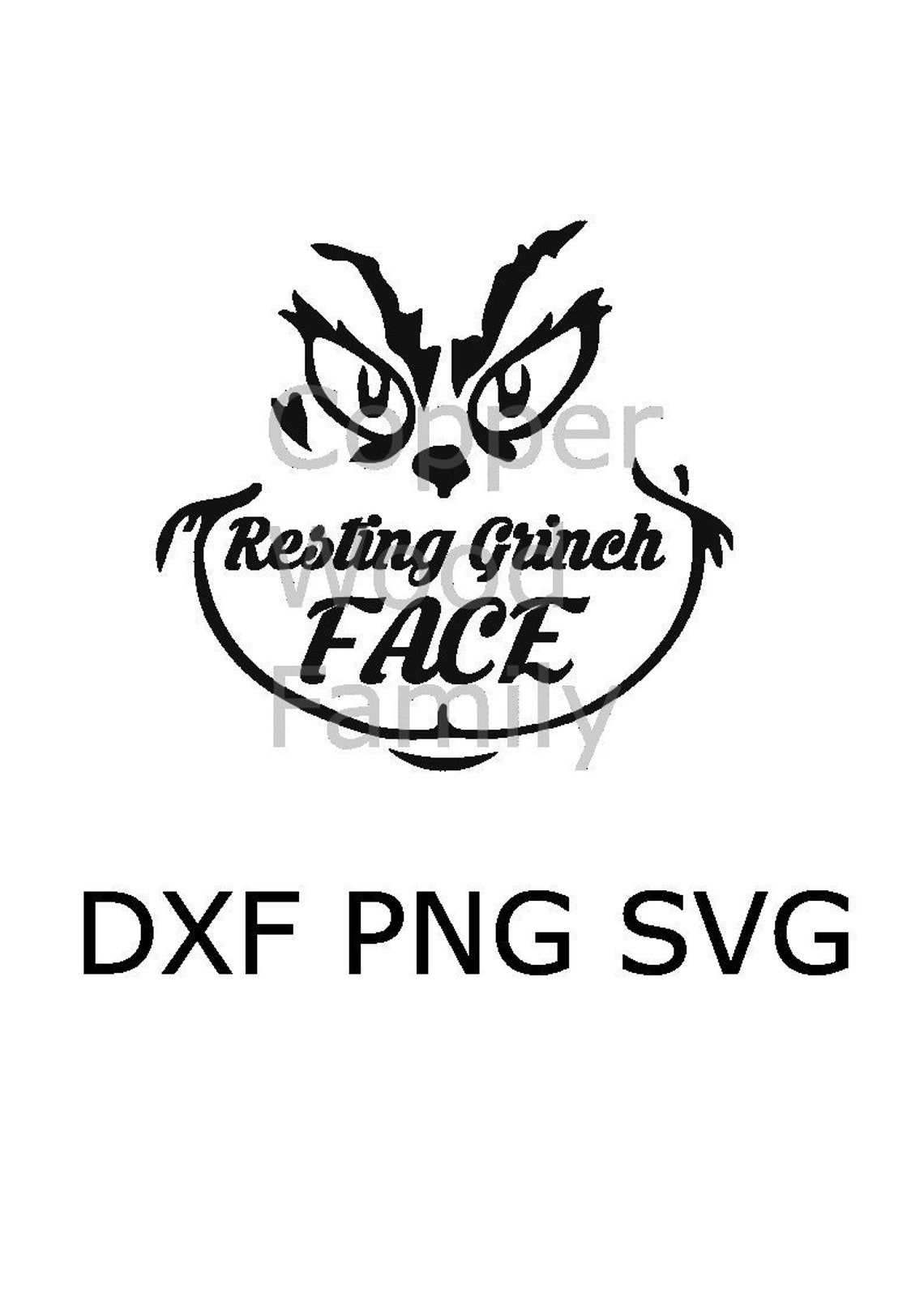 Resting Grump Face SVG Grump Svg Grump Face Cricut Cut - Etsy