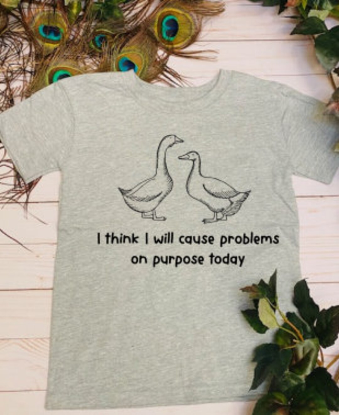 Geese Causing Problems, Funny Geese, Goose Svg, Geese Svg, Funny T ...