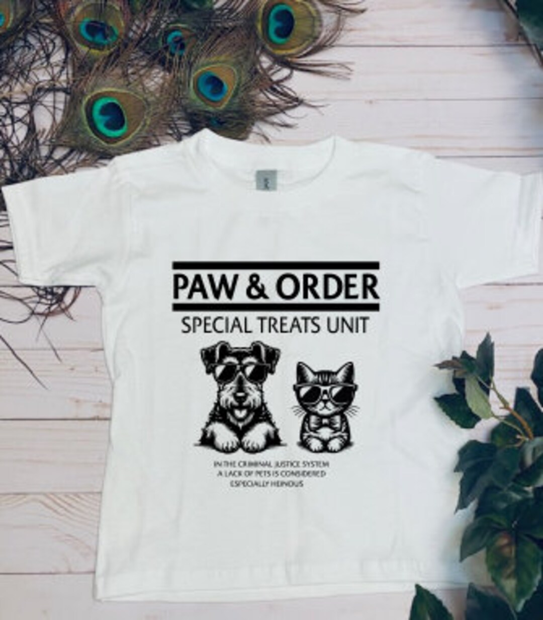 Paw and Order Svg, Dog Svg, Cat Svg, Funny Svg, Tshirt Design, Gifts for Dog Mom, Gifts for Cat ...
