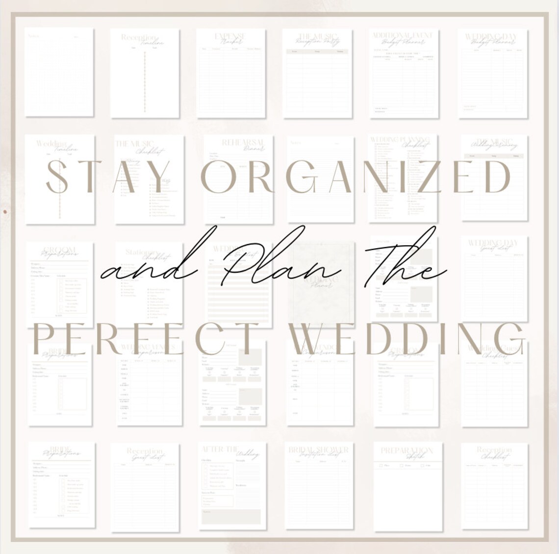 Wedding Planner Printable | Printable Wedding Planner Pages | Wedding ...