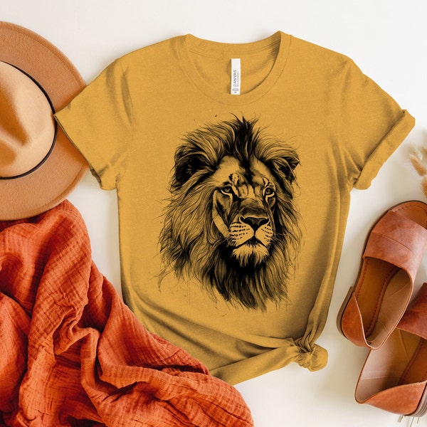 Lion Shirt - Etsy