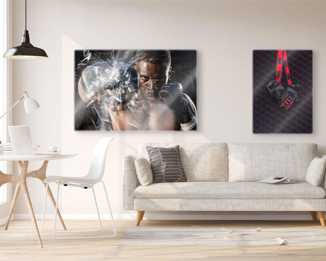 MMA Acrylic Wall Art – Custom Sports Photo Print, Personalized MMA ...