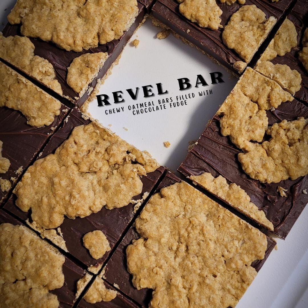 Chocolate Revel Bars - Oatmeal Bars, Snack, Treat, Chocolate, Homemade ...