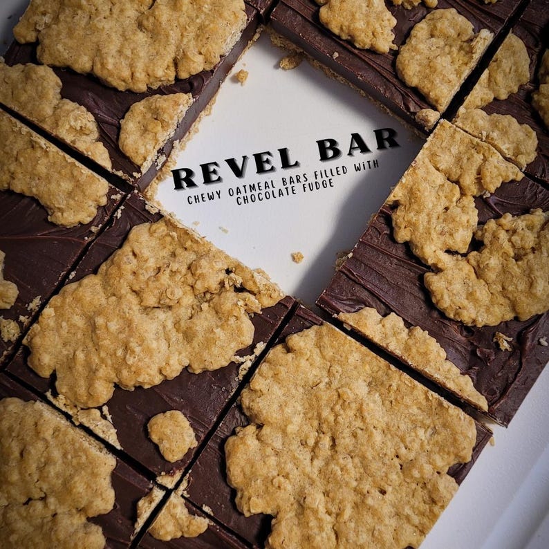 Chocolate Revel Bars - Oatmeal Bars, Snack, Treat, Chocolate, Homemade ...