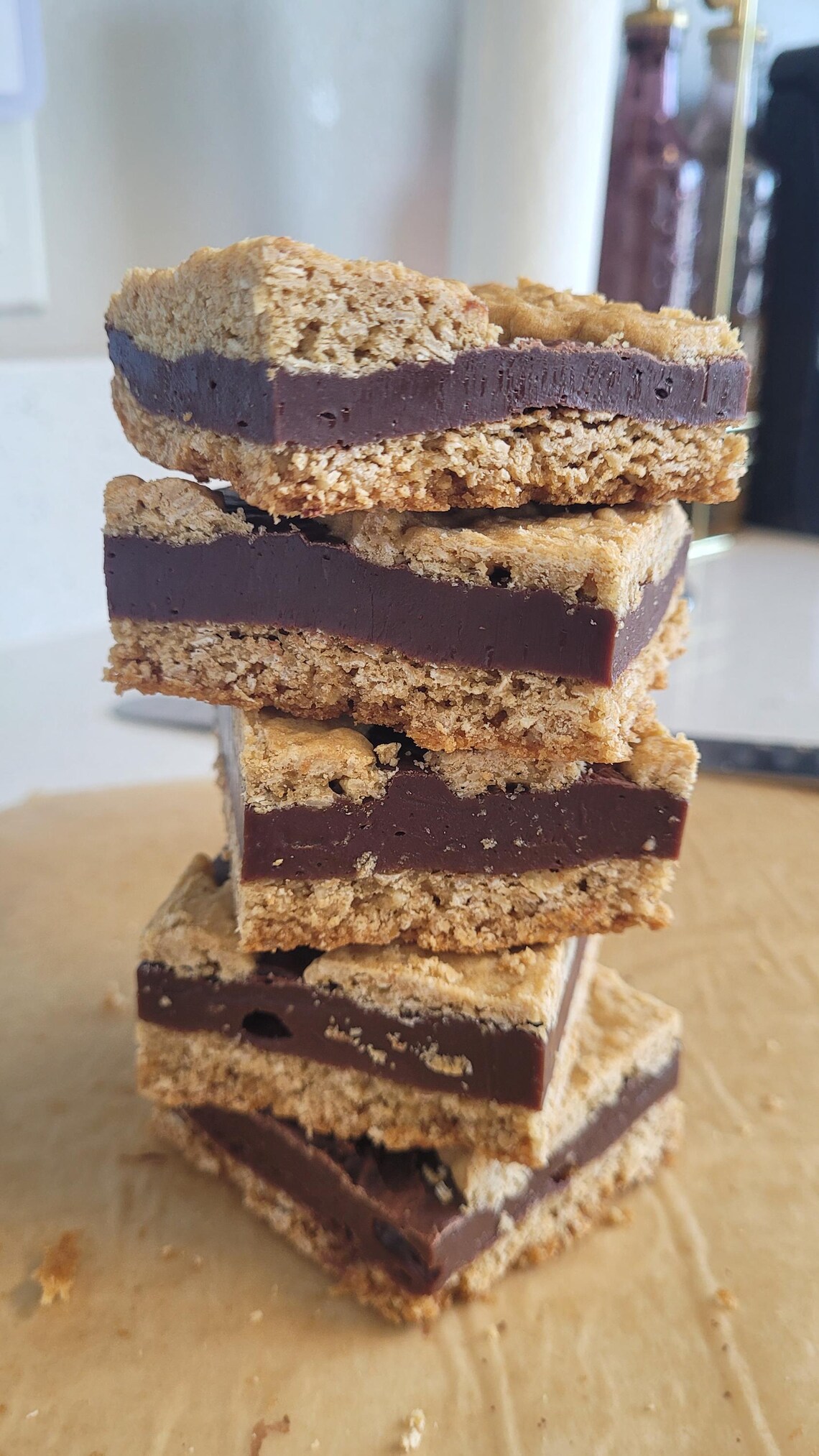 Chocolate Revel Bars - Oatmeal Bars, Snack, Treat, Chocolate, Homemade ...