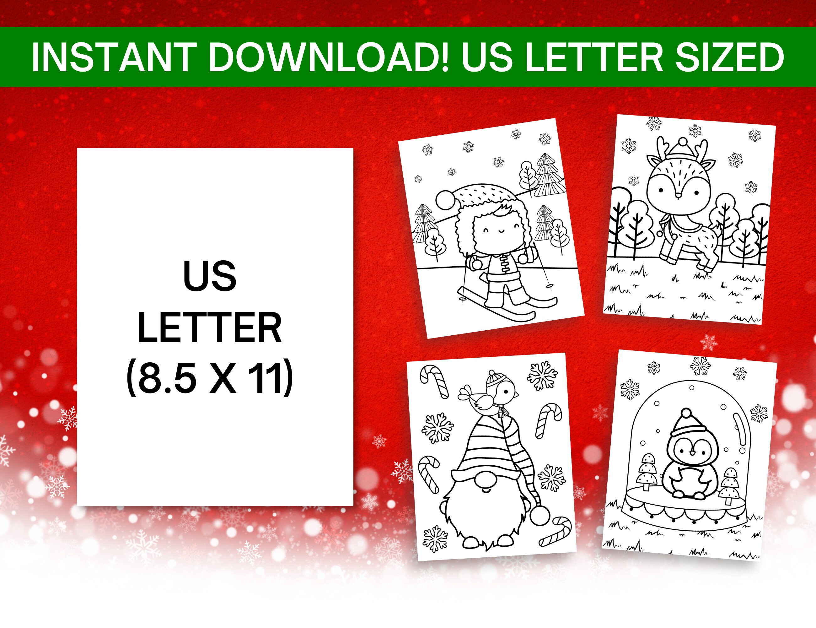 Christmas Coloring Pages | Christmas Coloring Book | 25 Printable ...