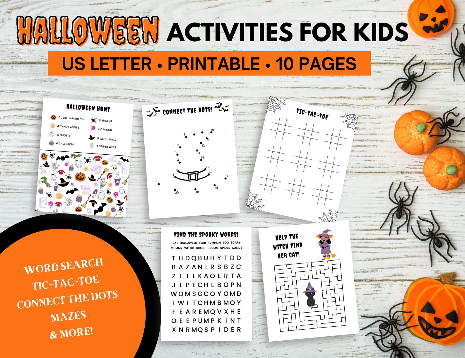 Halloween Fall Activities for Kids | Halloween Activity Printable ...