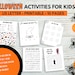 Halloween Fall Activities for Kids | Halloween Activity Printable ...