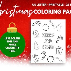 Christmas Coloring Pages | Christmas Coloring Book | 25 Printable ...