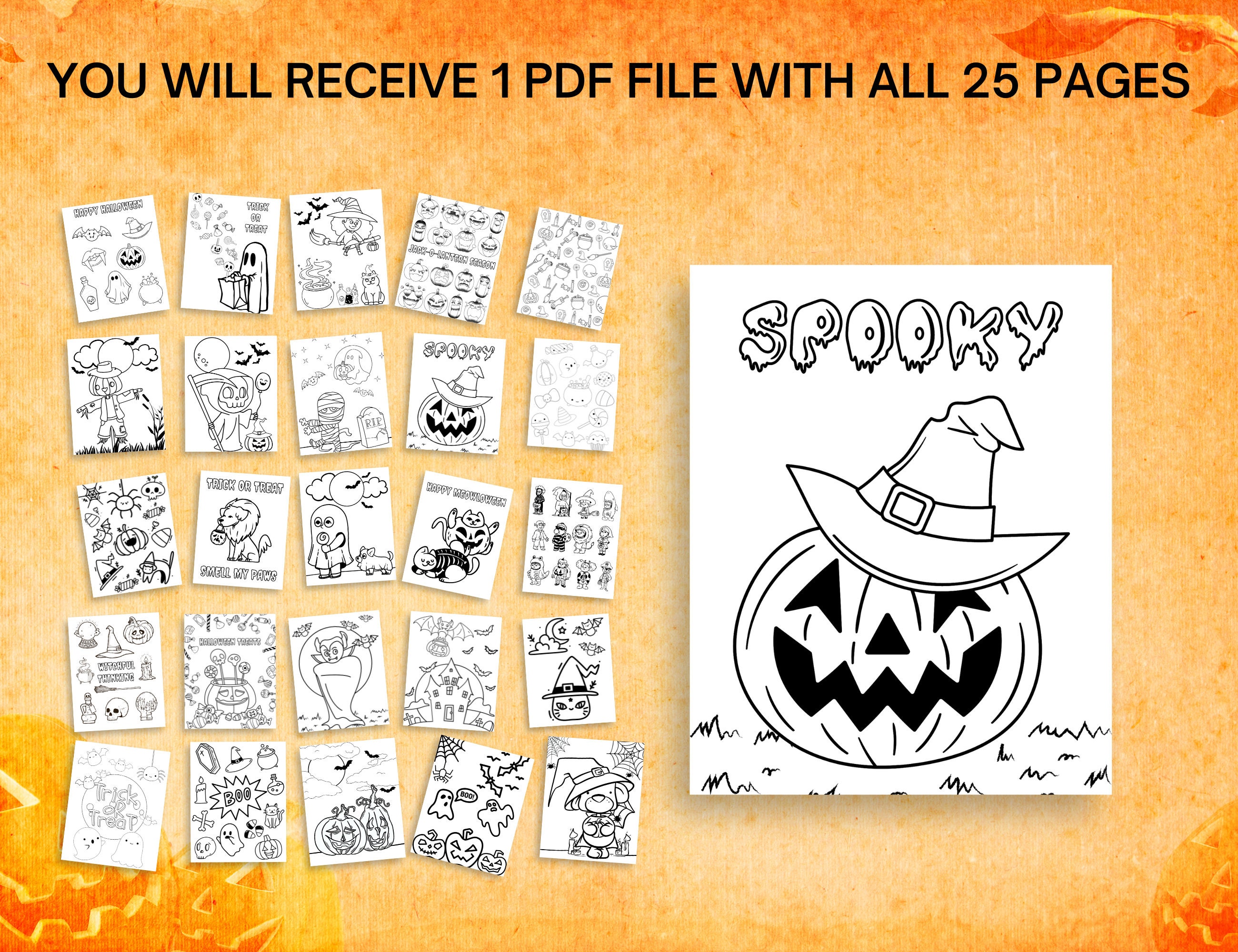 Halloween Coloring Pages for Kids Halloween Printable Coloring Pages ...