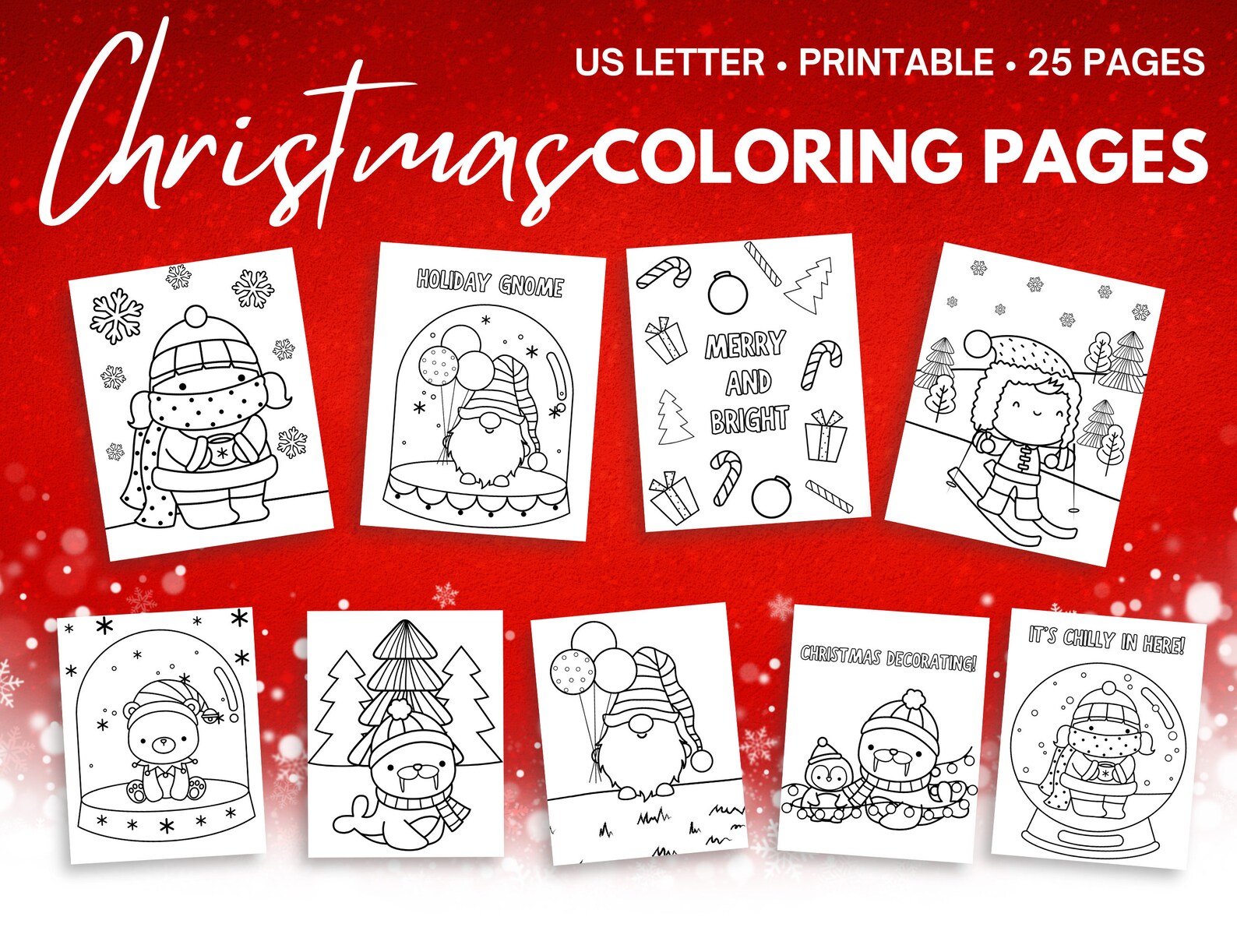 Christmas Coloring Pages | Christmas Coloring Book | 25 Printable ...