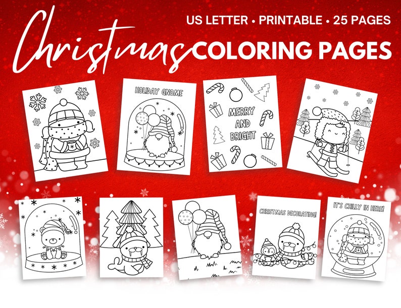 Christmas Coloring Pages | Christmas Coloring Book | 25 Printable ...